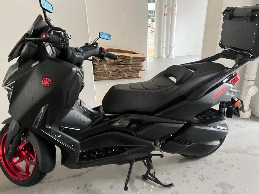 Promo Xmax 2023 lower seat model comfort can lift up the rider back ...