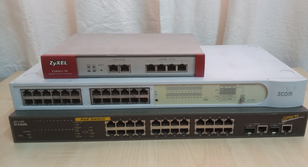 Zyxel Zywall 35 Router Internet Security Appliance with cables, 3Com ...