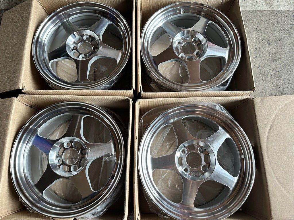 16” Rota Slipstream Full Polish 4Holes pcd 100 bnew mags, Car Parts ...