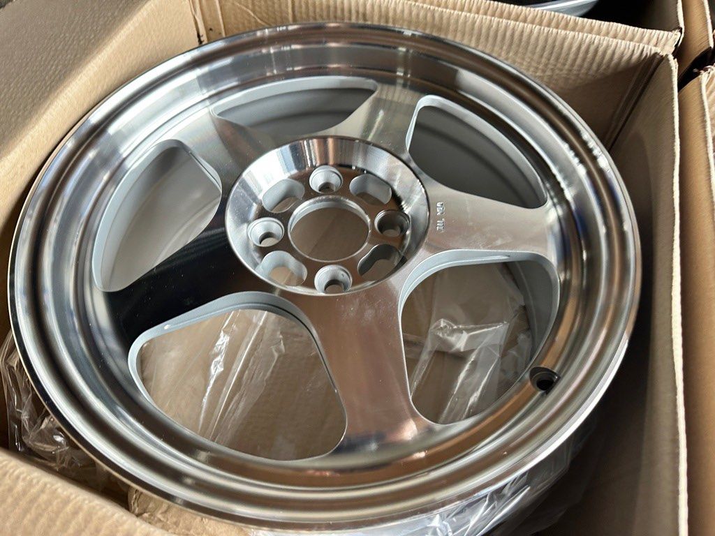 16” Rota Slipstream Full Polish 4Holes pcd 100 bnew mags, Car Parts ...