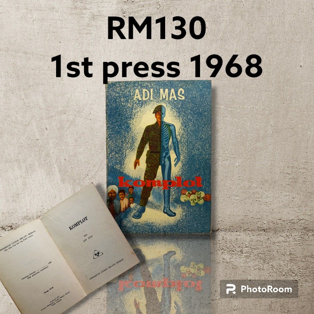 1st press 1952 & 1968 - Adi Mas _ komplot & BM Tahar _ sepuntas lalu mrnindjau sedjarah ...