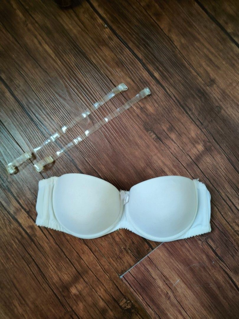 75 NBB Turkish decollete high quality white bra with removable ...