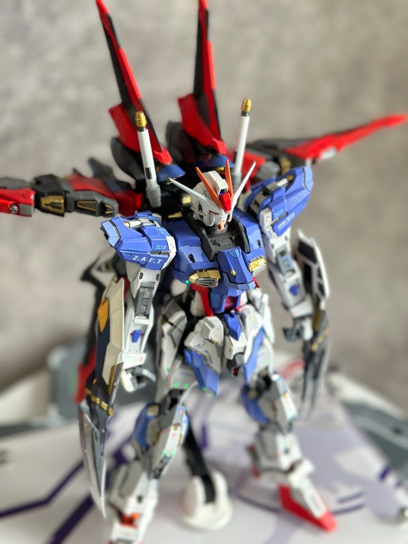 高達 全上色完成 育膠樂園 GK 1/100 MG 脈衝高達 impulse gundam Bandai pg rg hg 144 60 ...