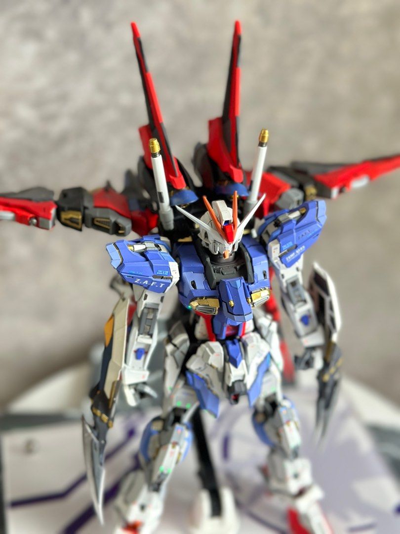 高達 全上色完成 育膠樂園 GK 1/100 MG 脈衝高達 impulse gundam Bandai pg rg hg 144 60 ...