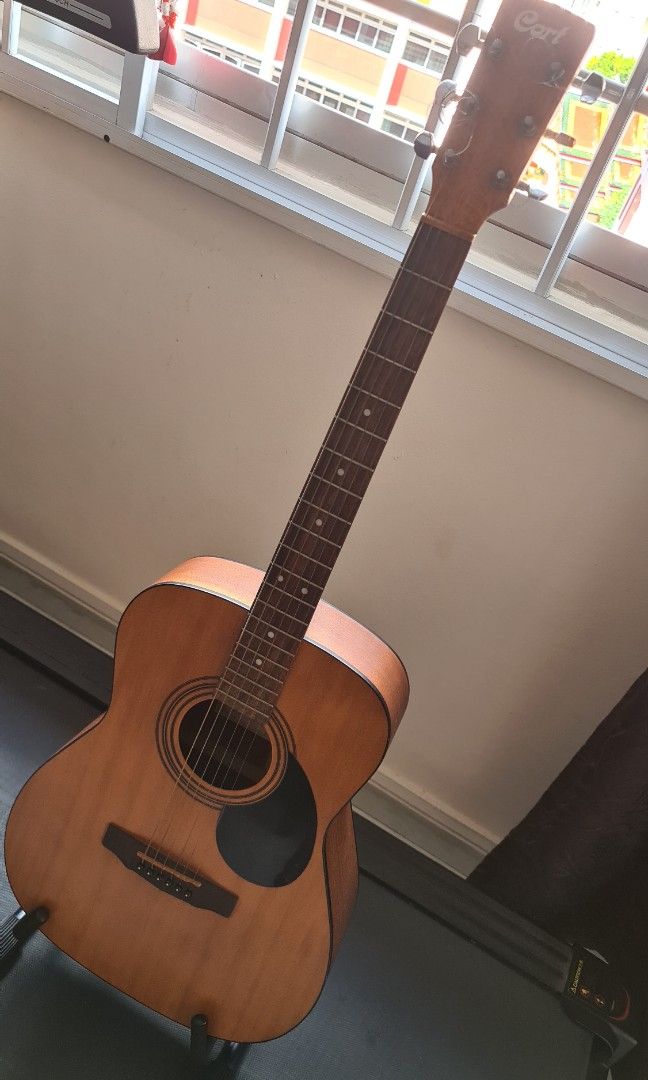 Cort AF510 NS Acoustic Guitar, Hobbies & Toys, Music & Media, Musical ...