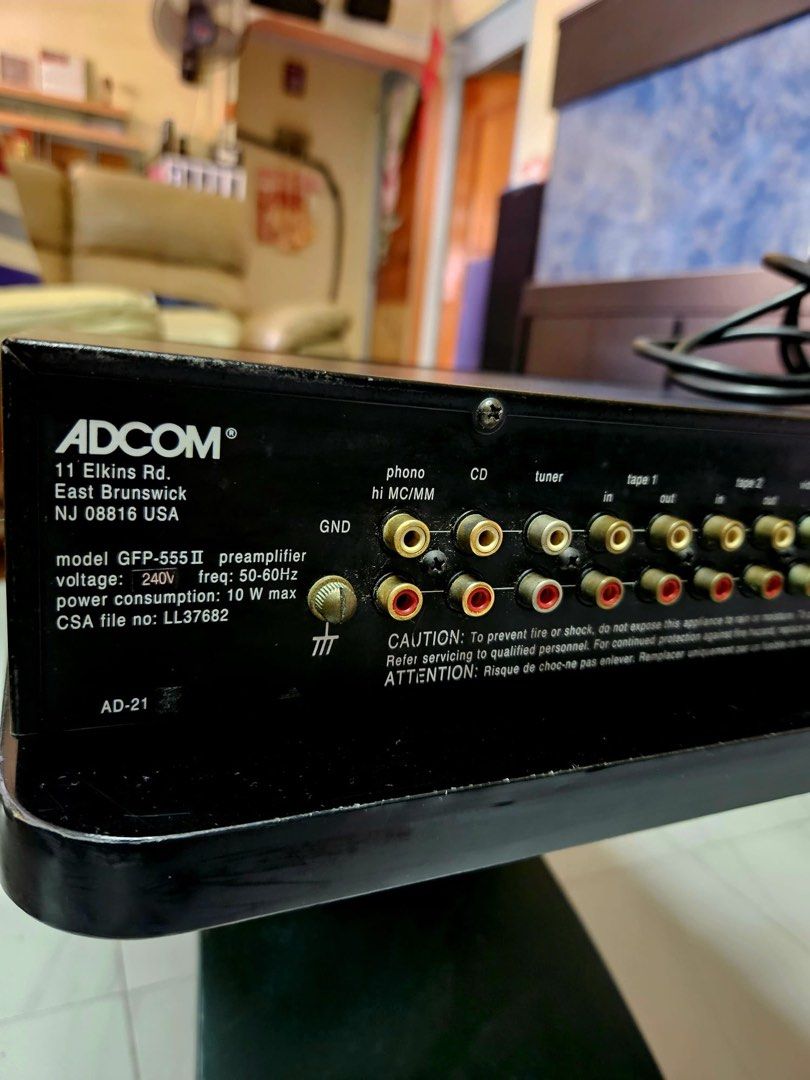 ADCOM GFP-555II Preamplifier, Audio, Other Audio Equipment on Carousell