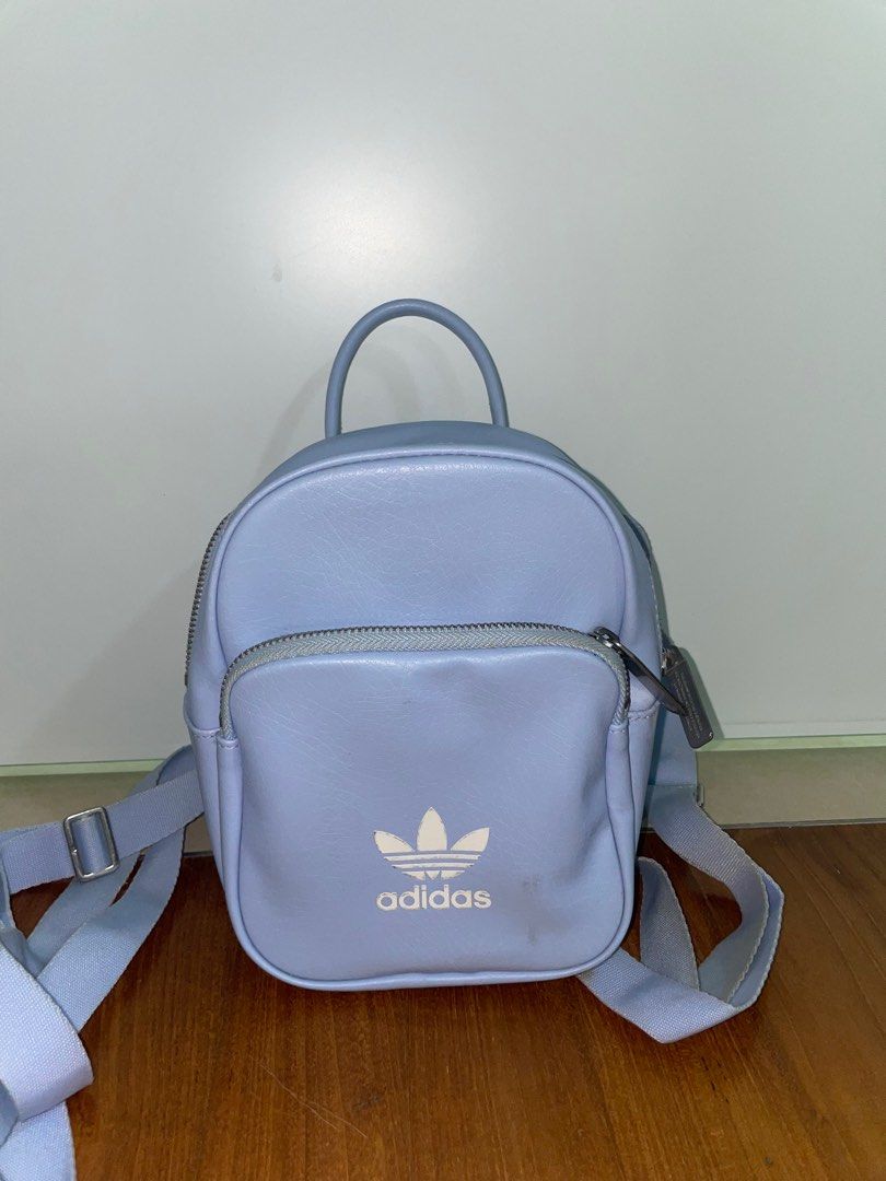 Adidas Baby Blue Mini Backpack, Women's Fashion, Bags & Wallets ...