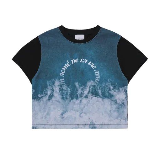 ADLV X Lisa Ocean Cropped Top, Women's Fashion, Tops, Shirts on Carousell