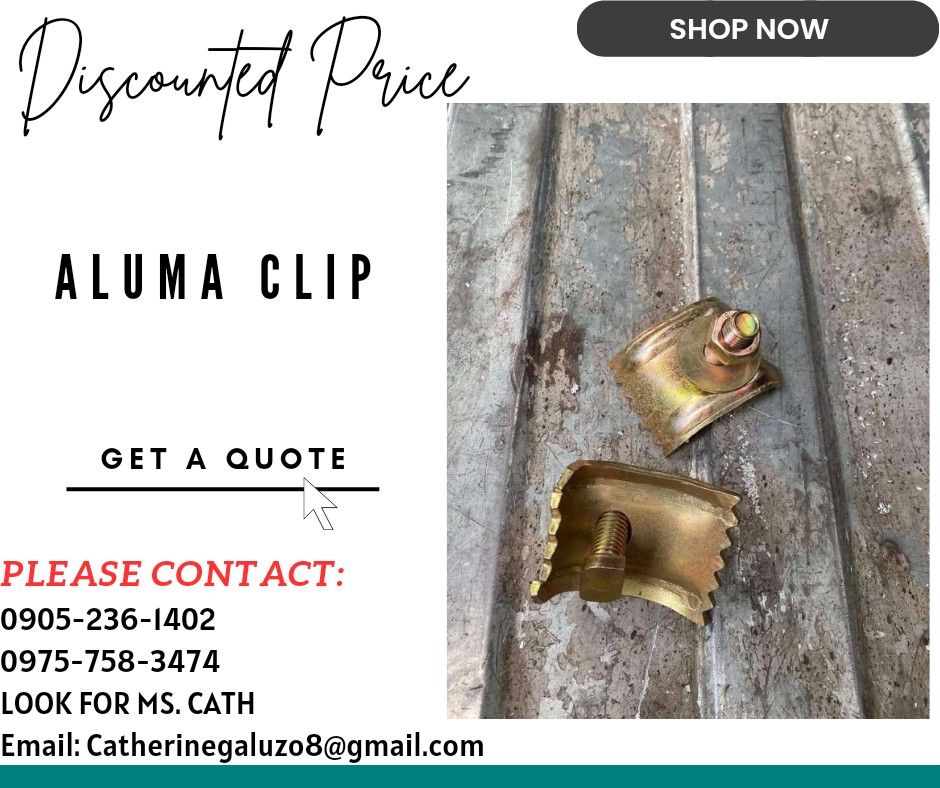 ALUMA CLIP, Commercial & Industrial, Construction & Building Materials ...