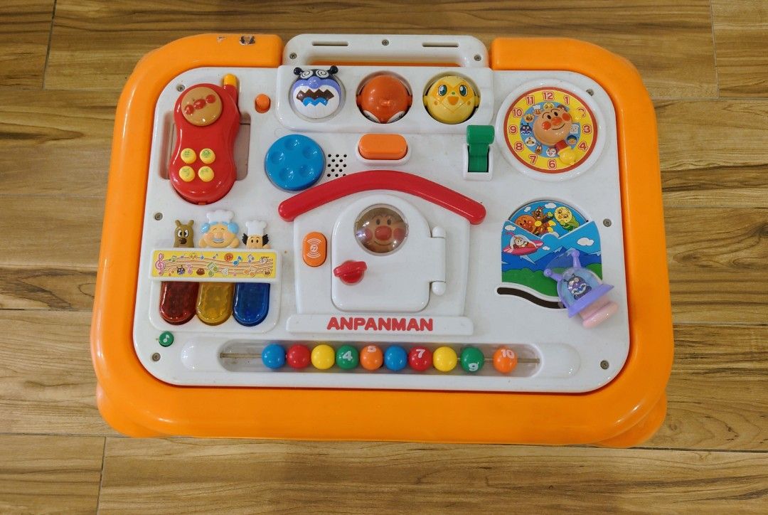 Anpanman Musical Busy Board and Table, Hobbies & Toys, Toys & Games on ...