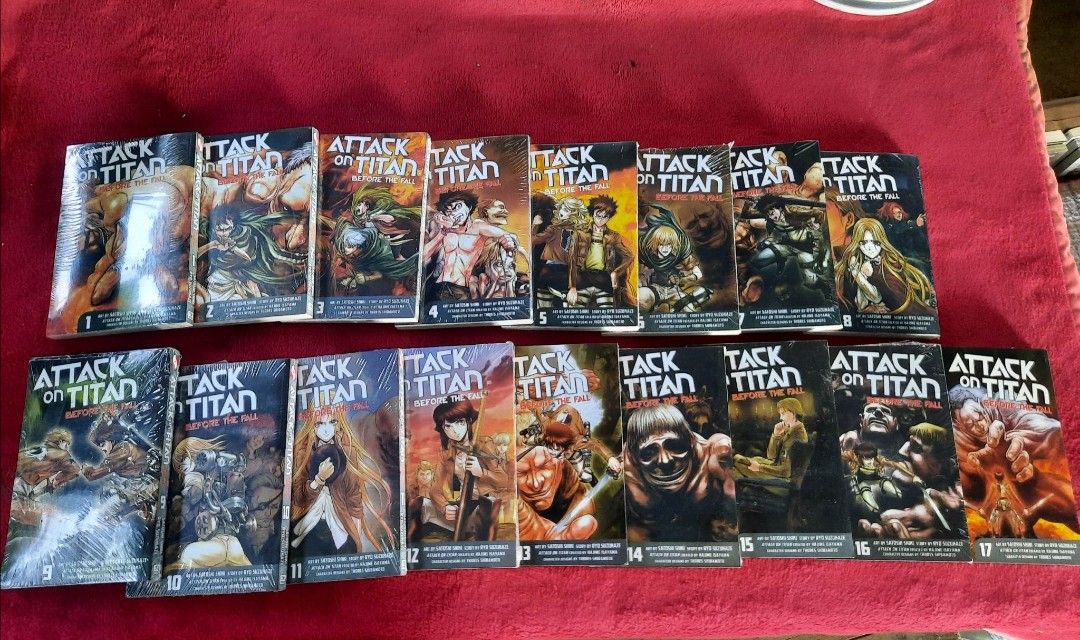 Attack On Titan Before the Fall Volume 1 - 17, Hobbies & Toys, Books & Magazines, Comics & Manga ...