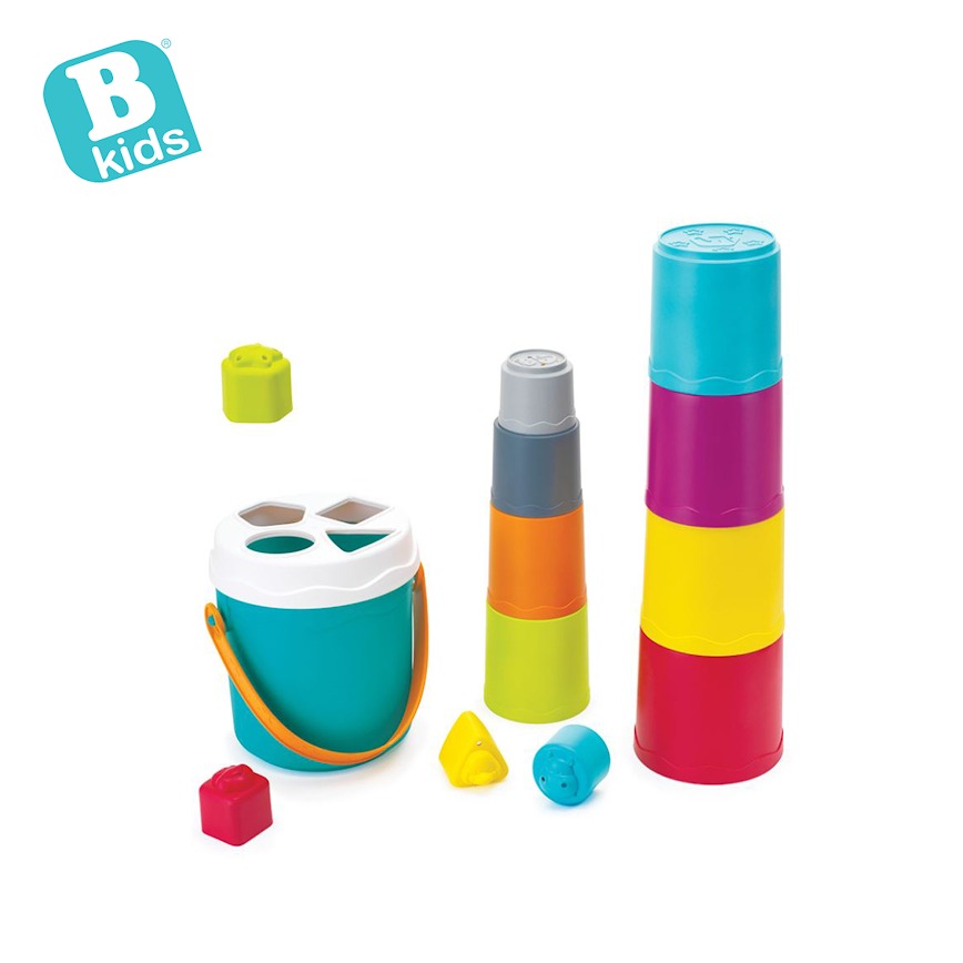B Kids Shape Sorting Stack N' Nest Buckets Toy, Hobbies & Toys, Toys ...