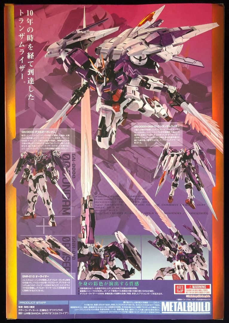 Bandai Metal Build Trans-Am Raiser 10th Anniversary Full Particle Ver, Hobbies & Toys, Toys ...