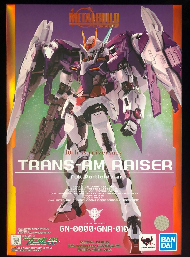 Bandai Metal Build Trans-Am Raiser 10th Anniversary Full Particle Ver, Hobbies & Toys, Toys ...