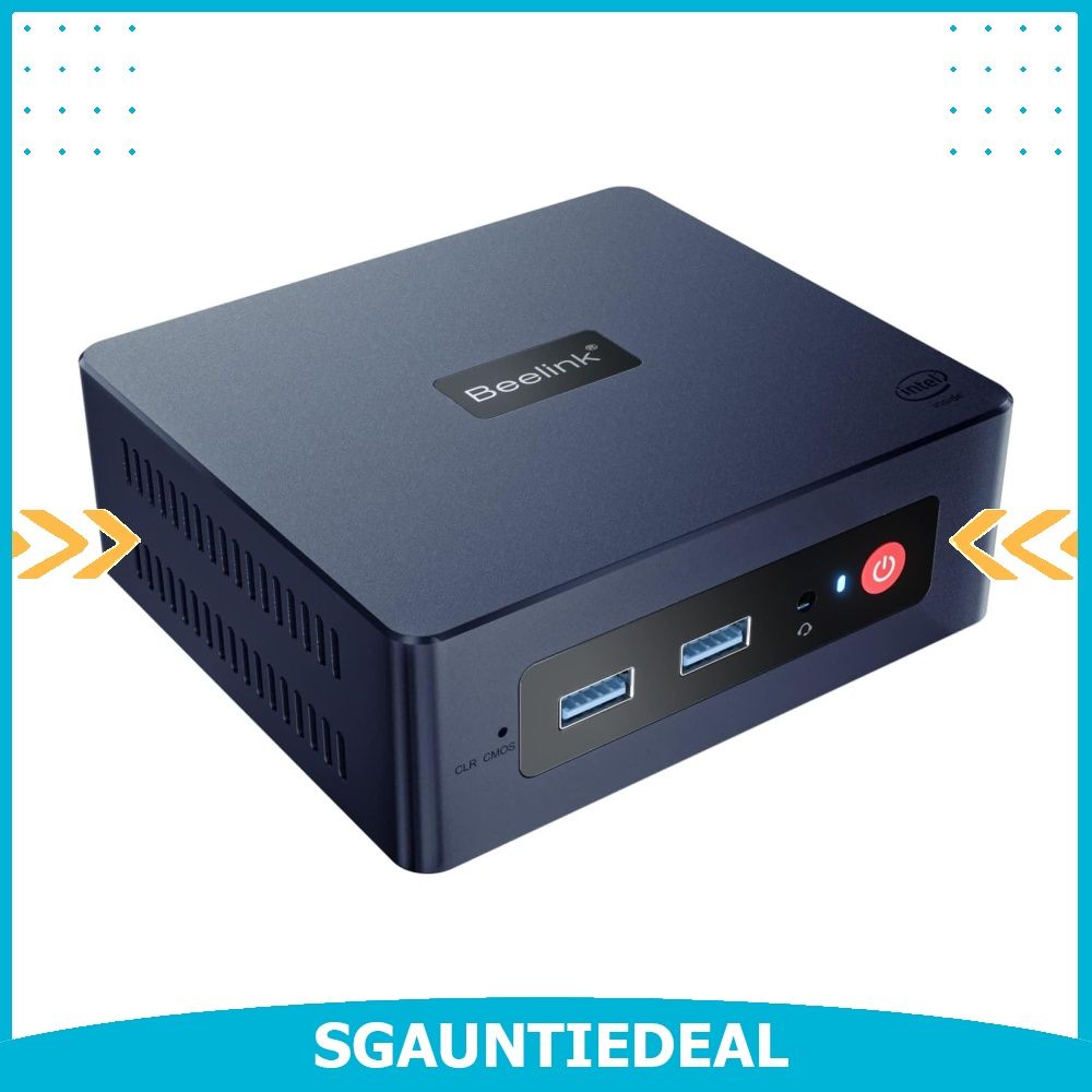 Beelink Mini PC Wi11 Pro, Mini S Mini Computer 11th Gen Quad-Core N5095, Desktop Computers 8G ...