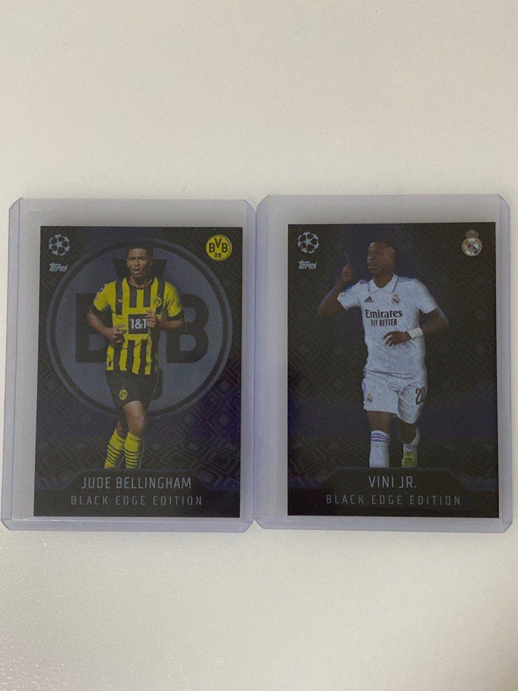 Bellingham & Vini Jr Black Edge Edition| Match Attax, Hobbies & Toys ...