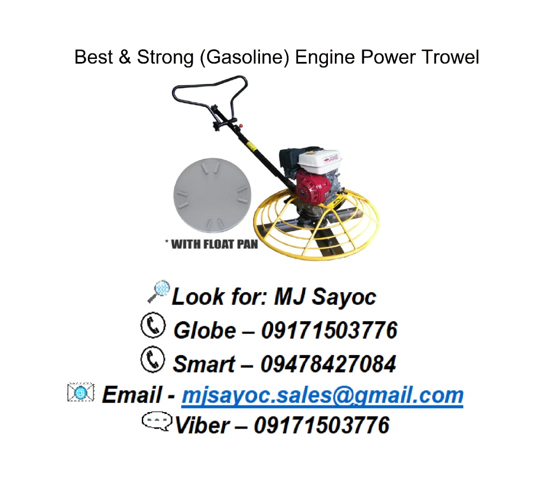 Best & Strong (Gasoline) Engine Power Trowel, Commercial & Industrial ...
