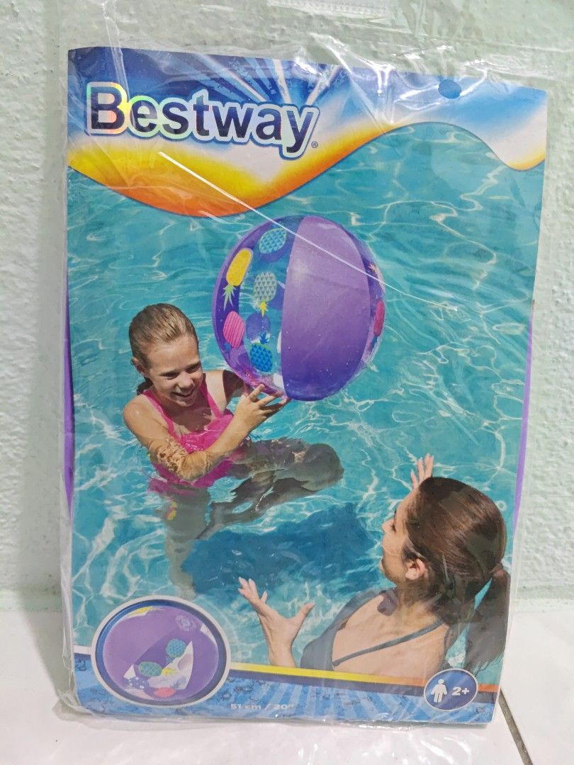 Bestway Beach ball 51cm (purple) #31036, Hobbies & Toys, Toys & Games ...