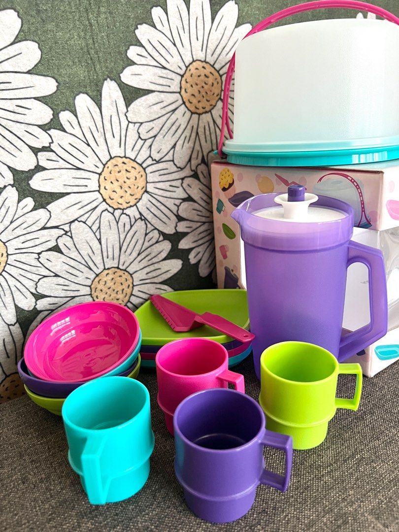 BNIB Tupperware Mini Masak Set (Authentic), Furniture & Home Living ...