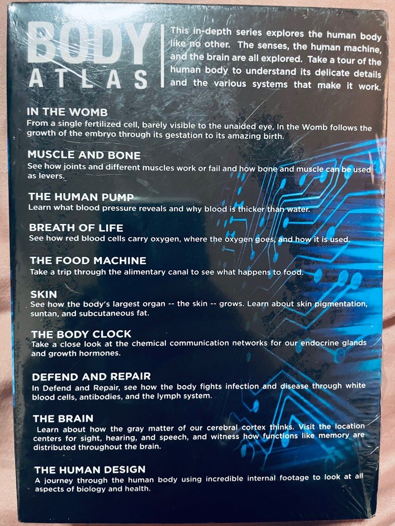 BODY ATLAS- Discovery Channel DVDs on Carousell