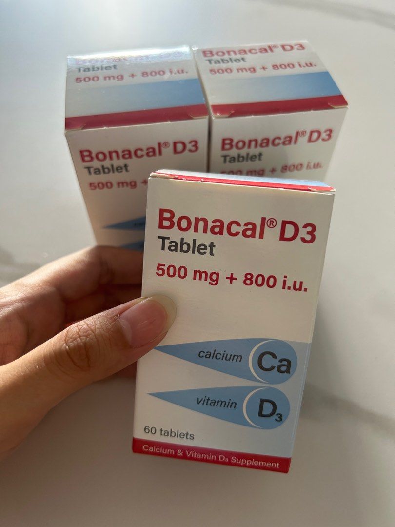 Bonacal D3 Tablets, Health & Nutrition, Health Supplements, Vitamins ...