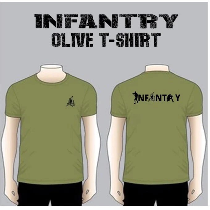 BRAND NEW SAF INFANTRY Unit Vocation T Shirt Dry Fit Green, Men's ...