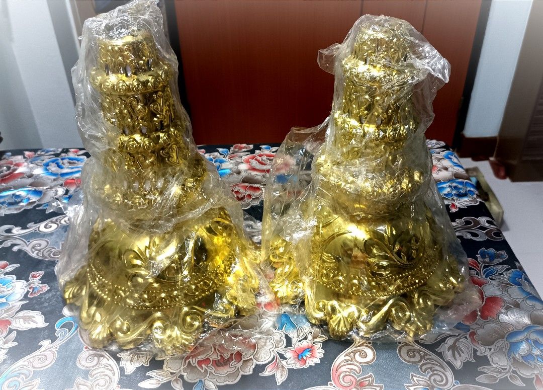 Bunga Pahar/Bunga Telur Stand, Furniture & Home Living, Home Decor ...