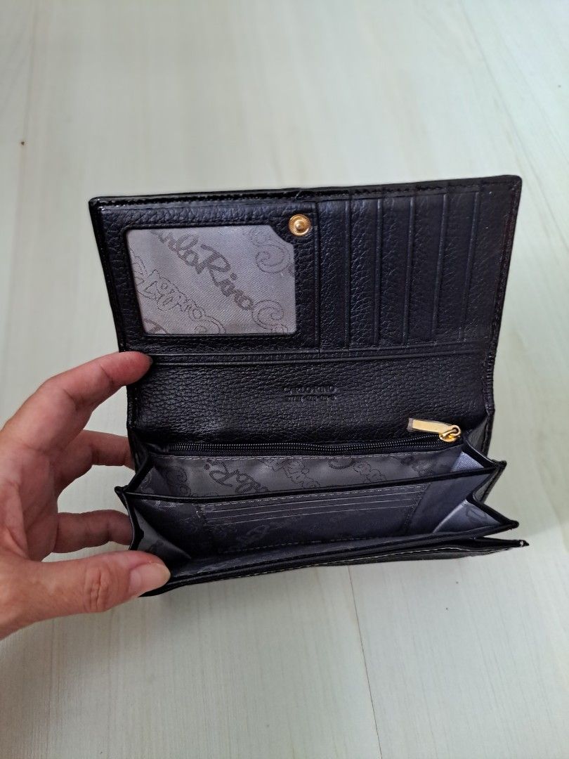 Carlo Rino 2 fold Woman wallet, Women's Fashion, Bags & Wallets ...