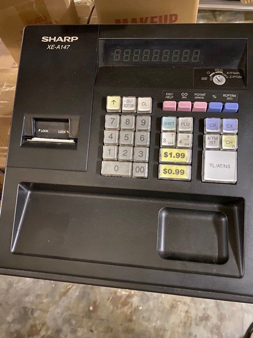 Cash register SHARP, Computers & Tech, Office & Business Technology on Carousell