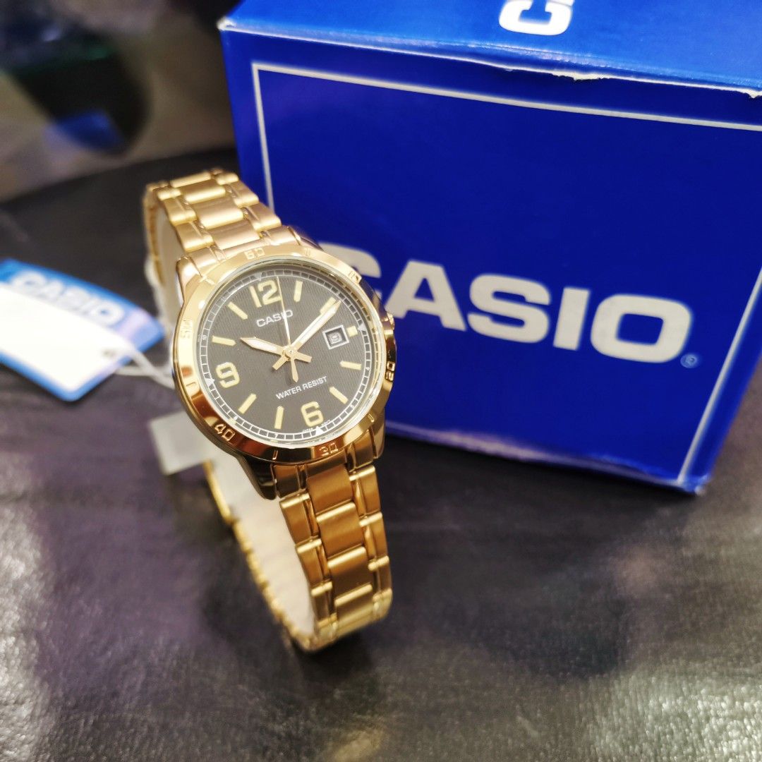 Casio Gold Ladies Watch Stainless Steel, Women's Fashion, Watches ...