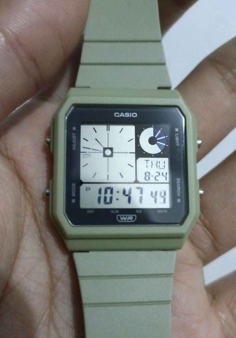 Casio japan lf20w retro style digital watch men, Men's Fashion, Watches ...