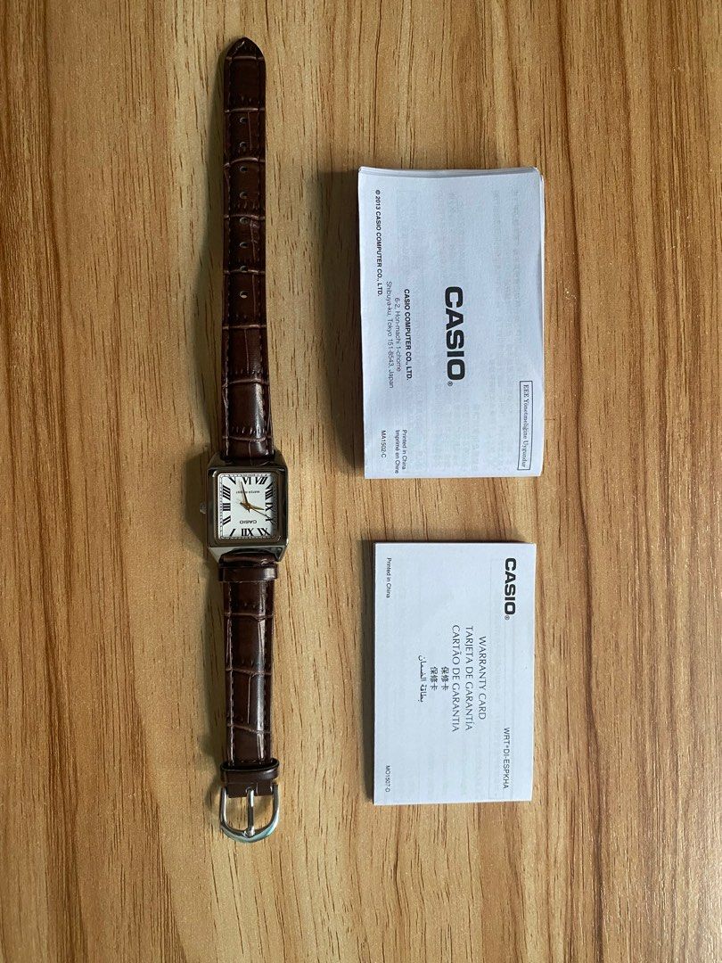 Casio Tank LTP-V007L-7B2, Women's Fashion, Watches & Accessories ...
