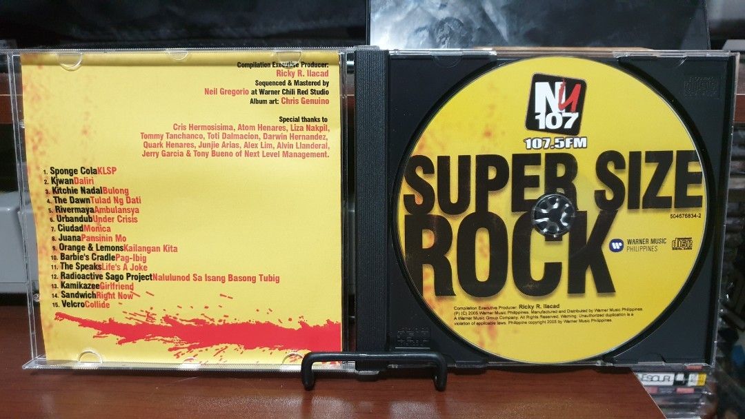 CD NU 107 Super Size Rock NU107 NU Home of new rock sponge cola ...