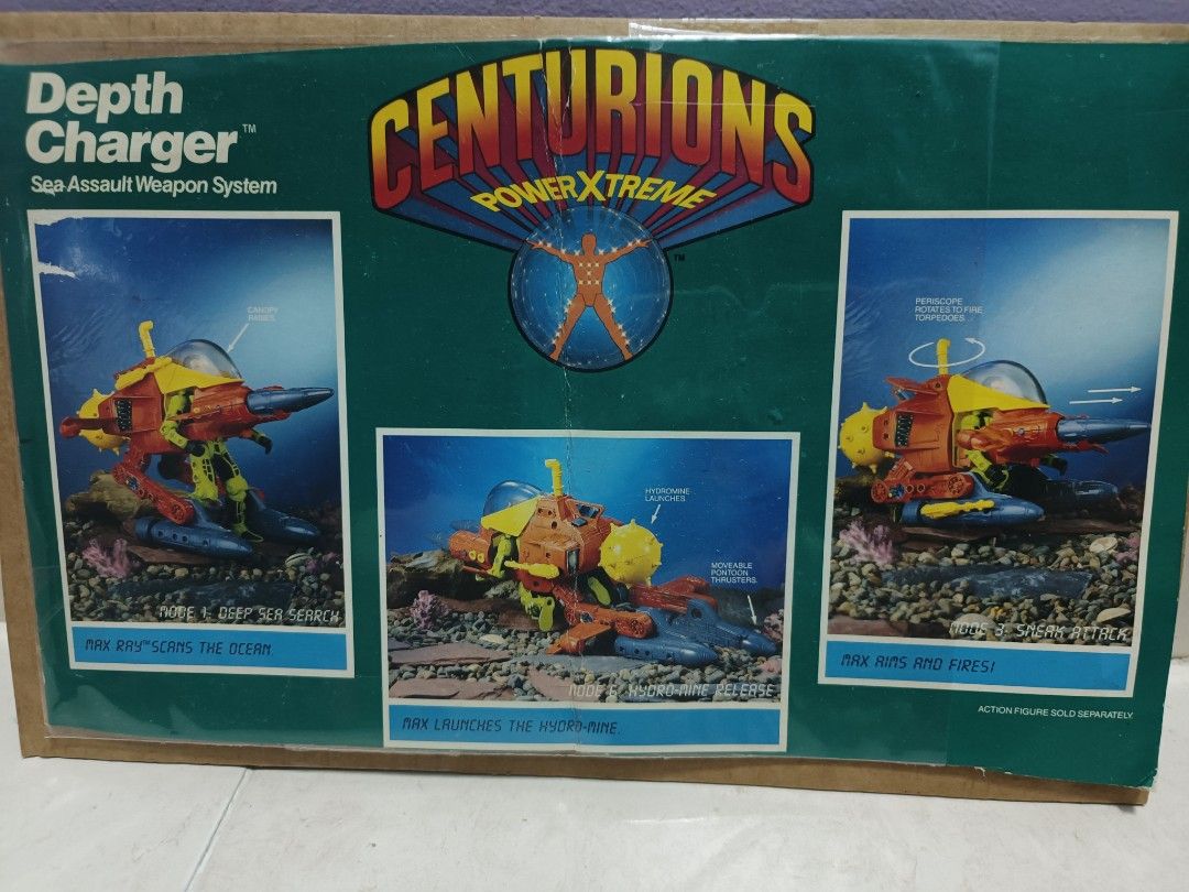 Centurions Depth Charger complete Max Ray vehicle, Hobbies & Toys, Toys ...