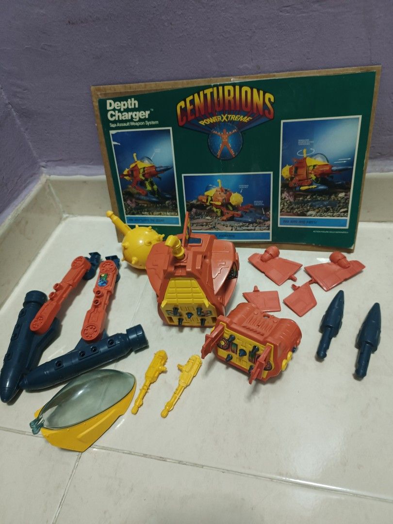 Centurions Depth Charger complete Max Ray vehicle, Hobbies & Toys, Toys ...