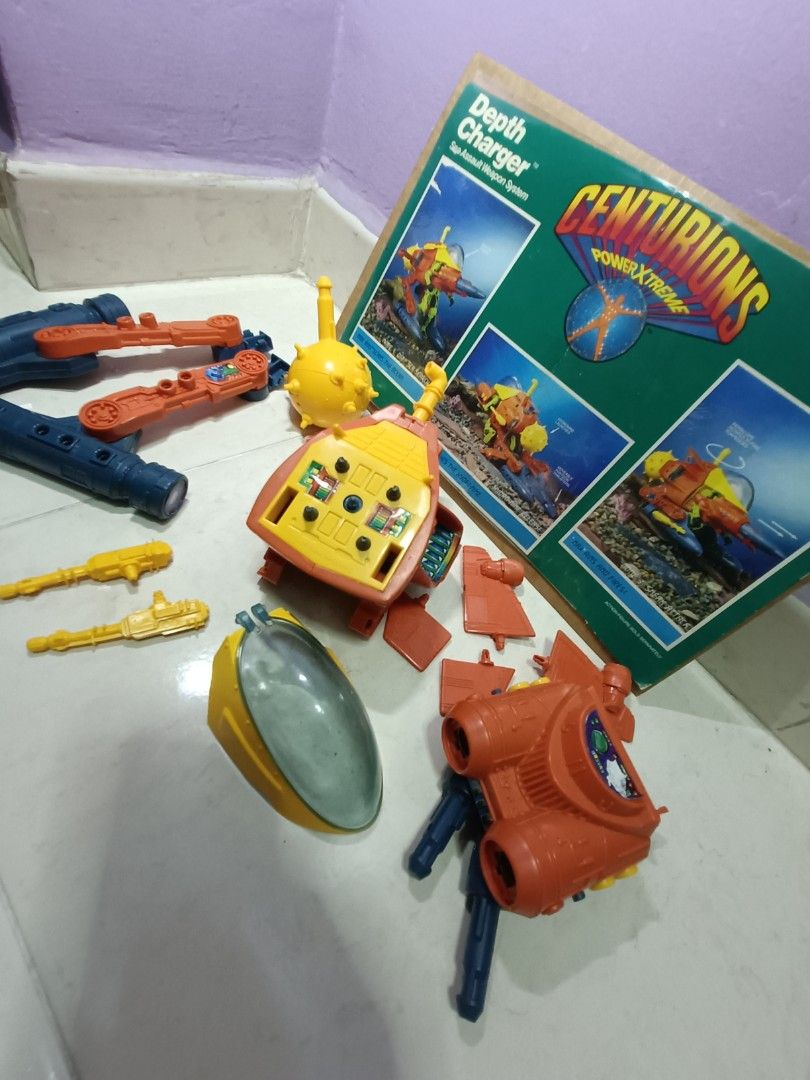 Centurions Depth Charger complete Max Ray vehicle, Hobbies & Toys, Toys ...