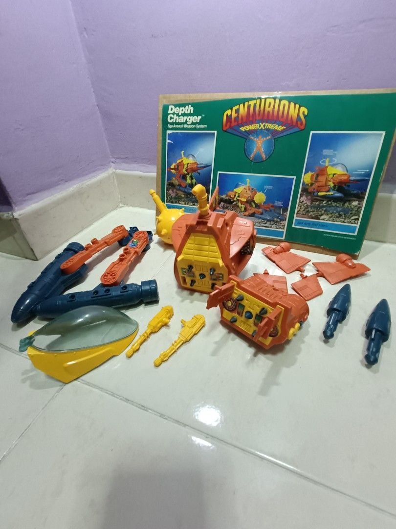 Centurions Depth Charger complete Max Ray vehicle, Hobbies & Toys, Toys ...