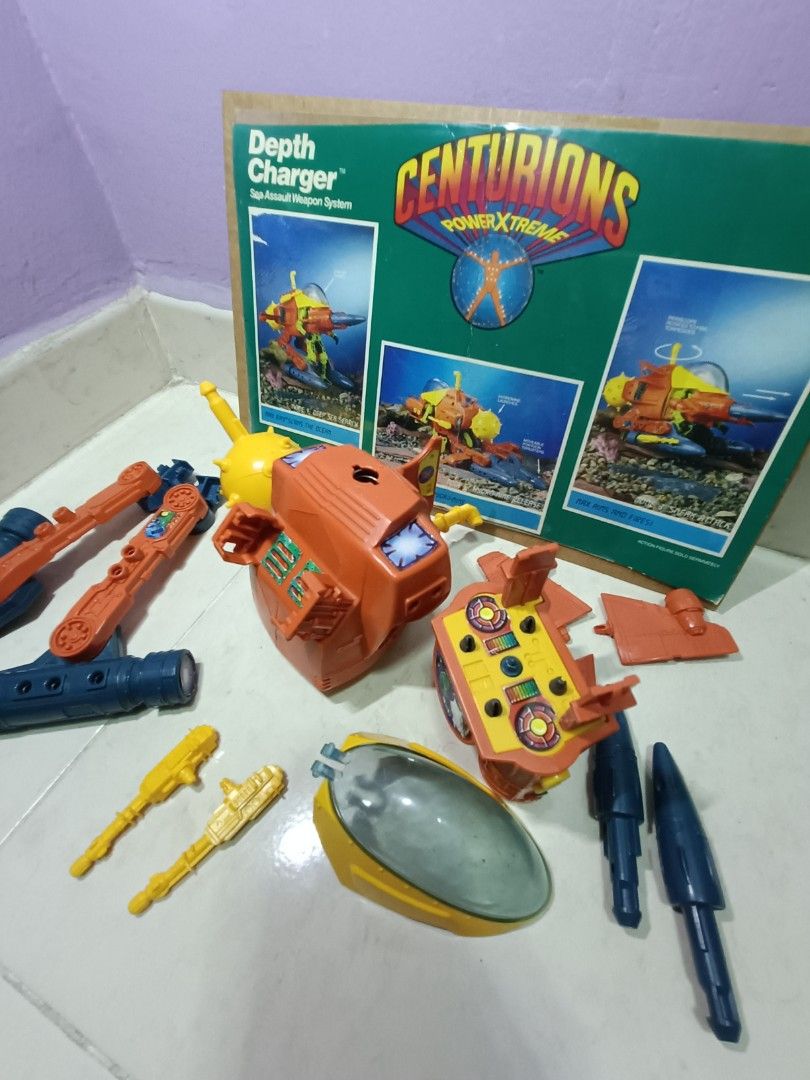 Centurions Depth Charger complete Max Ray vehicle, Hobbies & Toys, Toys ...