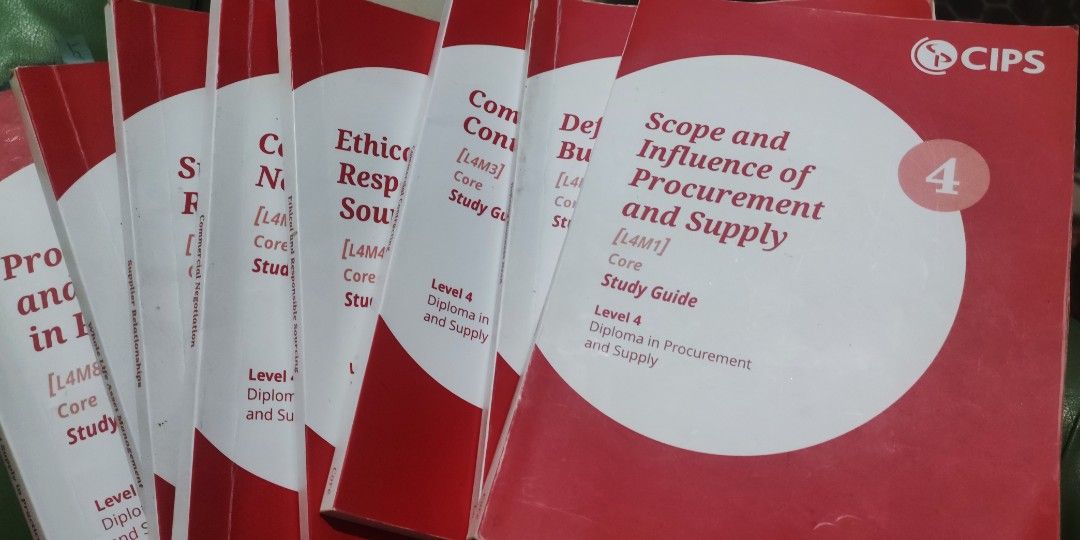 ( SOLD ) CIPS Textbook Level 4 Full Set, Buku & Alat Tulis, Buku Pelajaran di Carousell