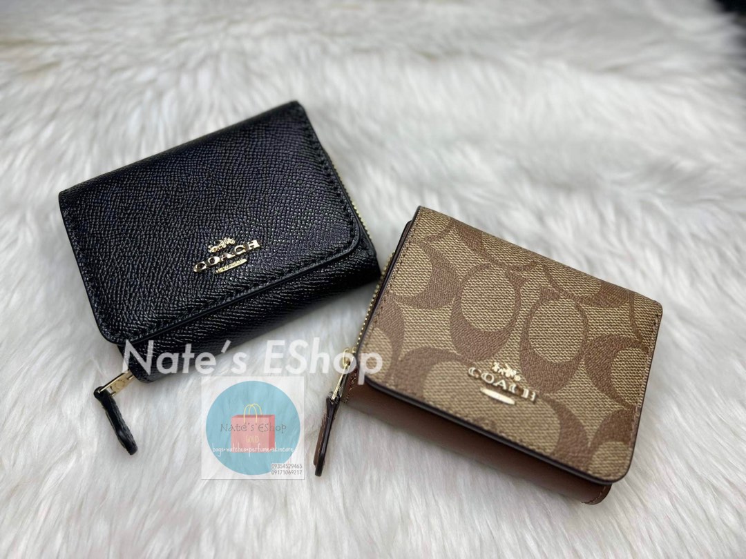 Coach Small Trifold Wallet, Women's Fashion, Bags & Wallets, Wallets ...