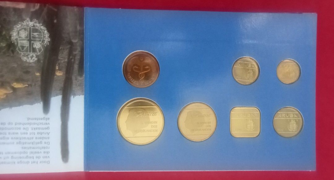 Coin Set Aruba 1989, Hobbies & Toys, Memorabilia & Collectibles ...