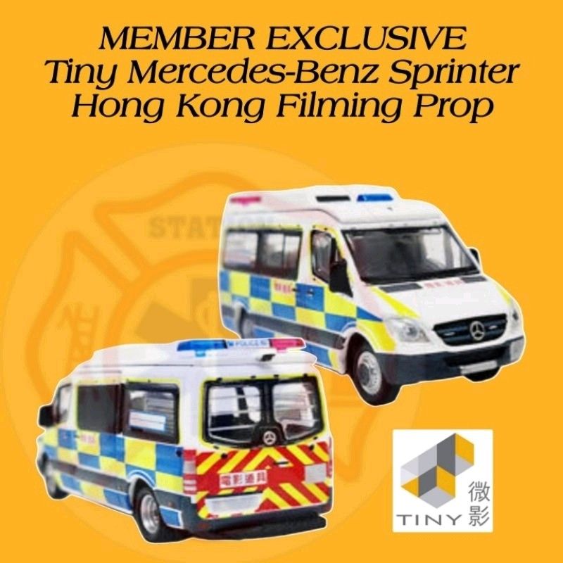 Collectibles MEMBER EXCLUSIVE Tiny Mercedes-Benz Sprinter Hong Kong Filming Prop, Hobbies & Toys ...