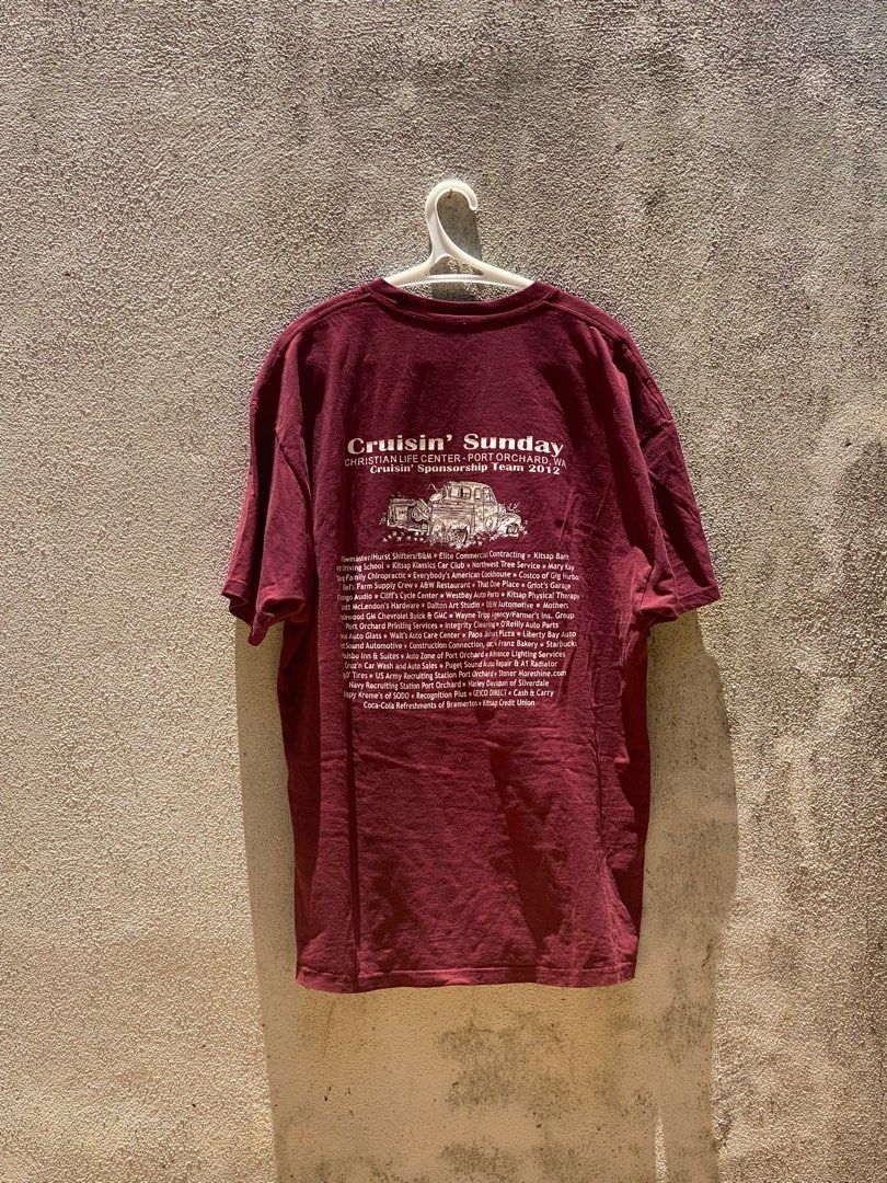 Cruisin' Sunday Tee, Men's Fashion, Tops & Sets, Tshirts & Polo Shirts ...