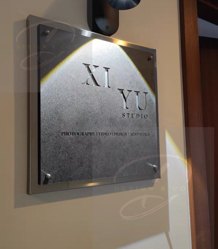 Custom made door unit number signage/ company name sign/ house number ...