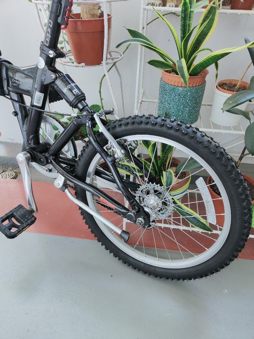 Dahon Dragon D7 foldie bike rear suspension, Sports Equipment, Bicycles ...