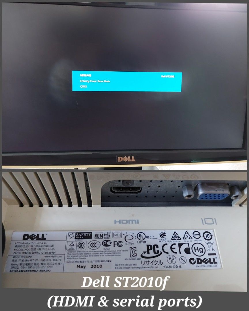 Dell 20" Monitor ST2010F, Computers & Tech, Parts & Accessories ...