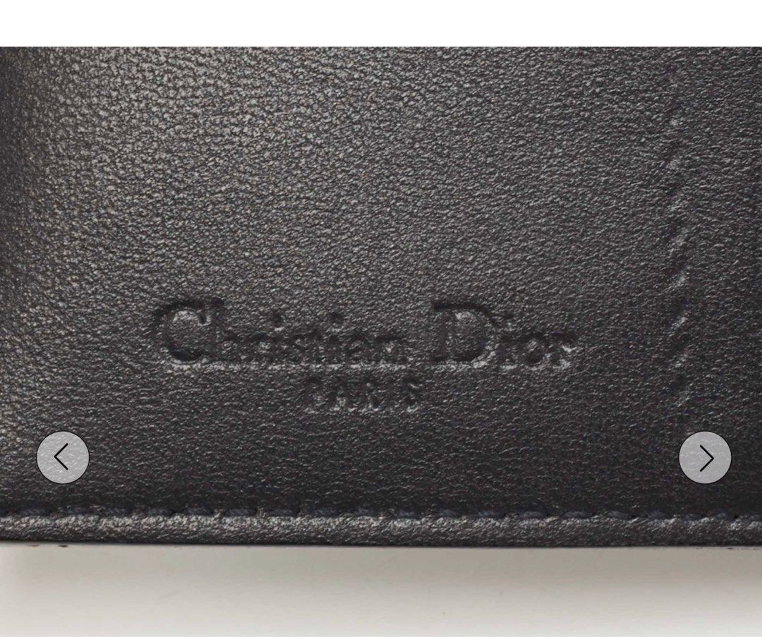 Dior Silver Micro Cannage Patent Mini Lady Dior Card Case, Luxury, Bags ...