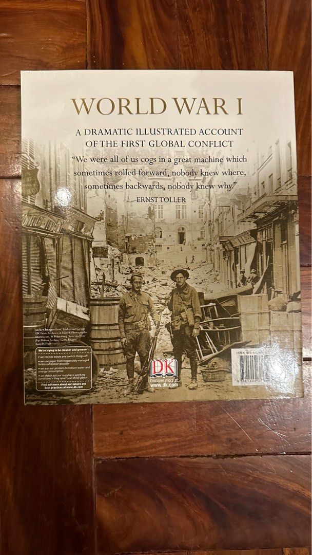 DK books: World War I: A Dramatic Illustrated Account of The First Global Conflict on Carousell