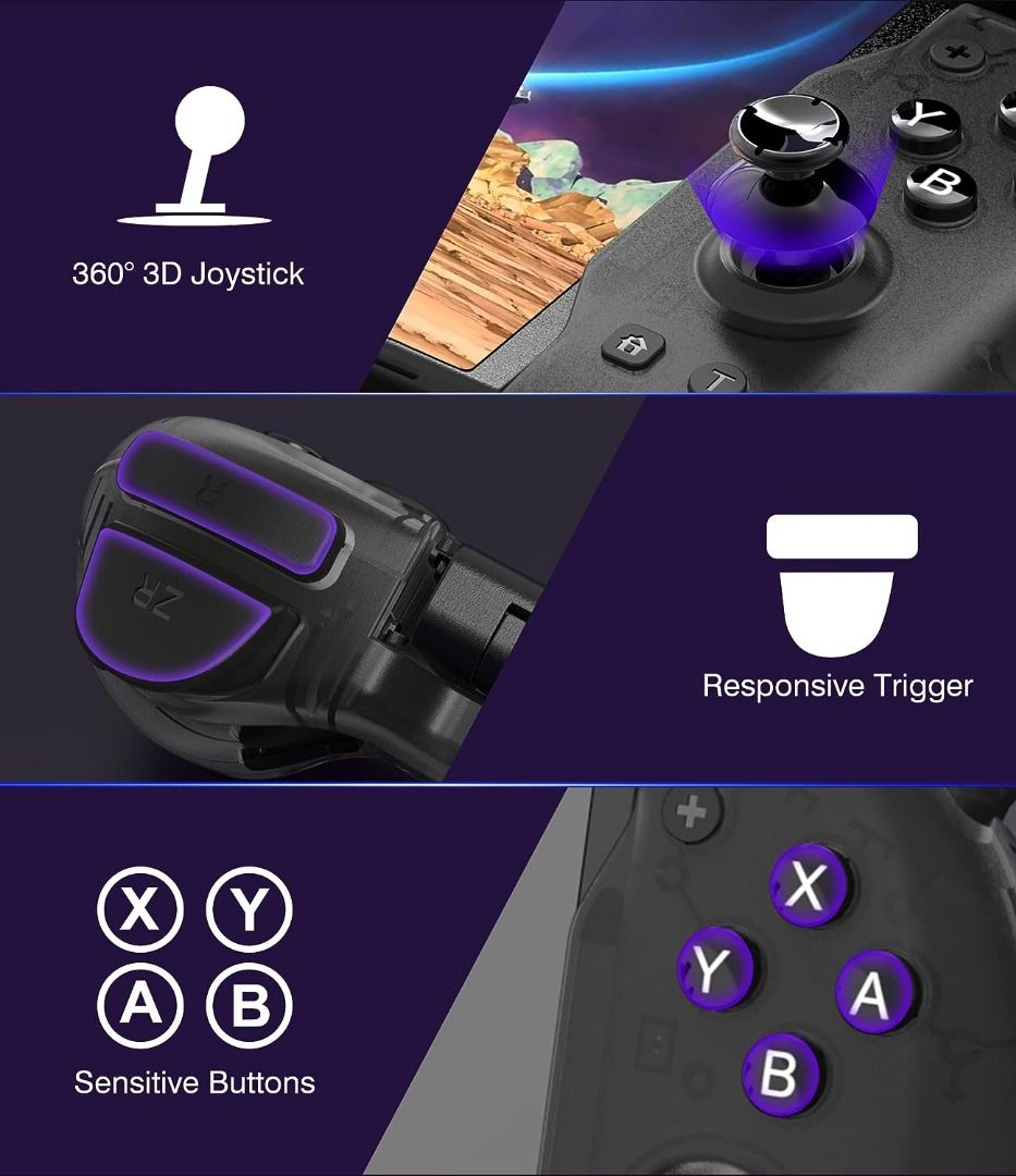 DOBE Switch Handheld Controller Compatible with Nintendo Switch/Switch ...