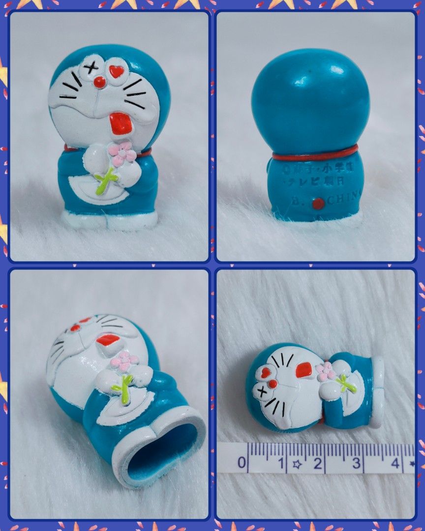 Doraemon with Flower Collectible Figure, Hobbies & Toys, Toys & Games ...